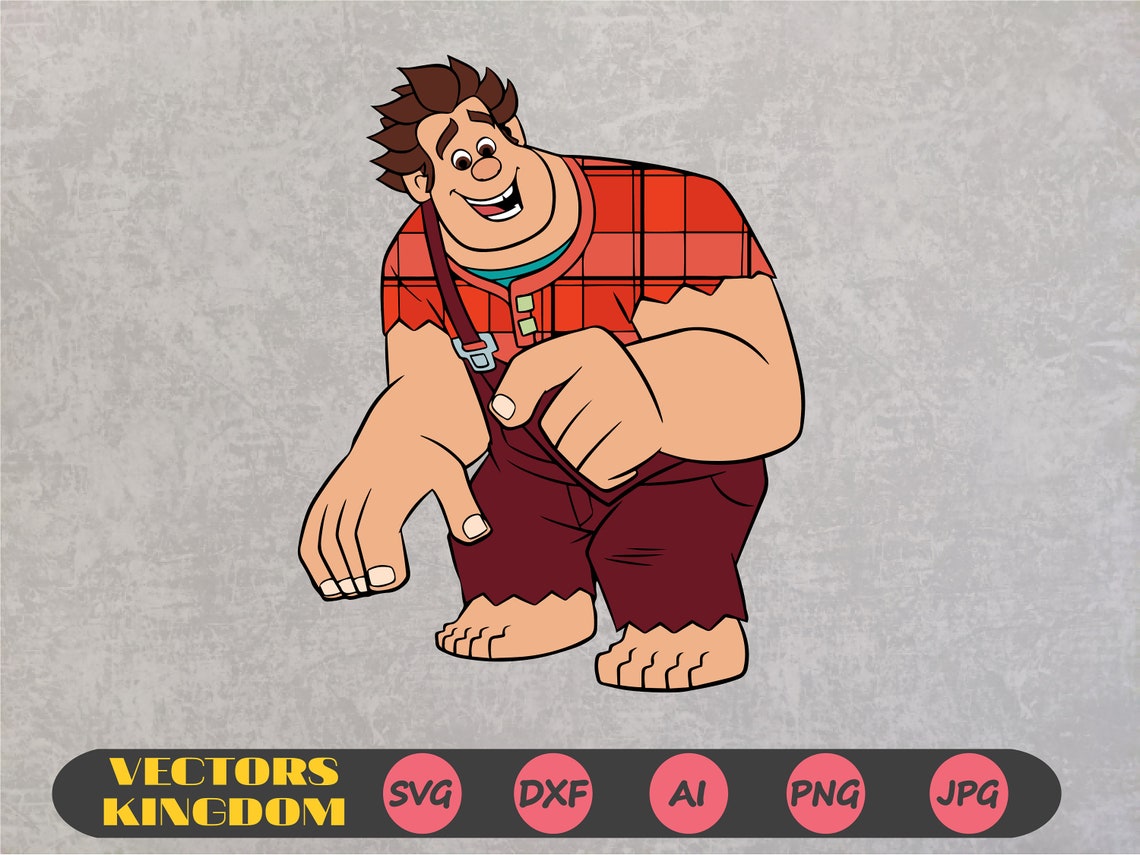 Wreck-it Ralph Svg Ralph Svg Ralph Cut File Ralph Cricut - Etsy