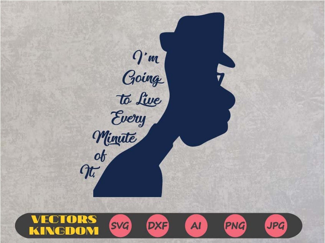 I'm Going to Live Every Minute of It Svg Soul Cartoon - Etsy