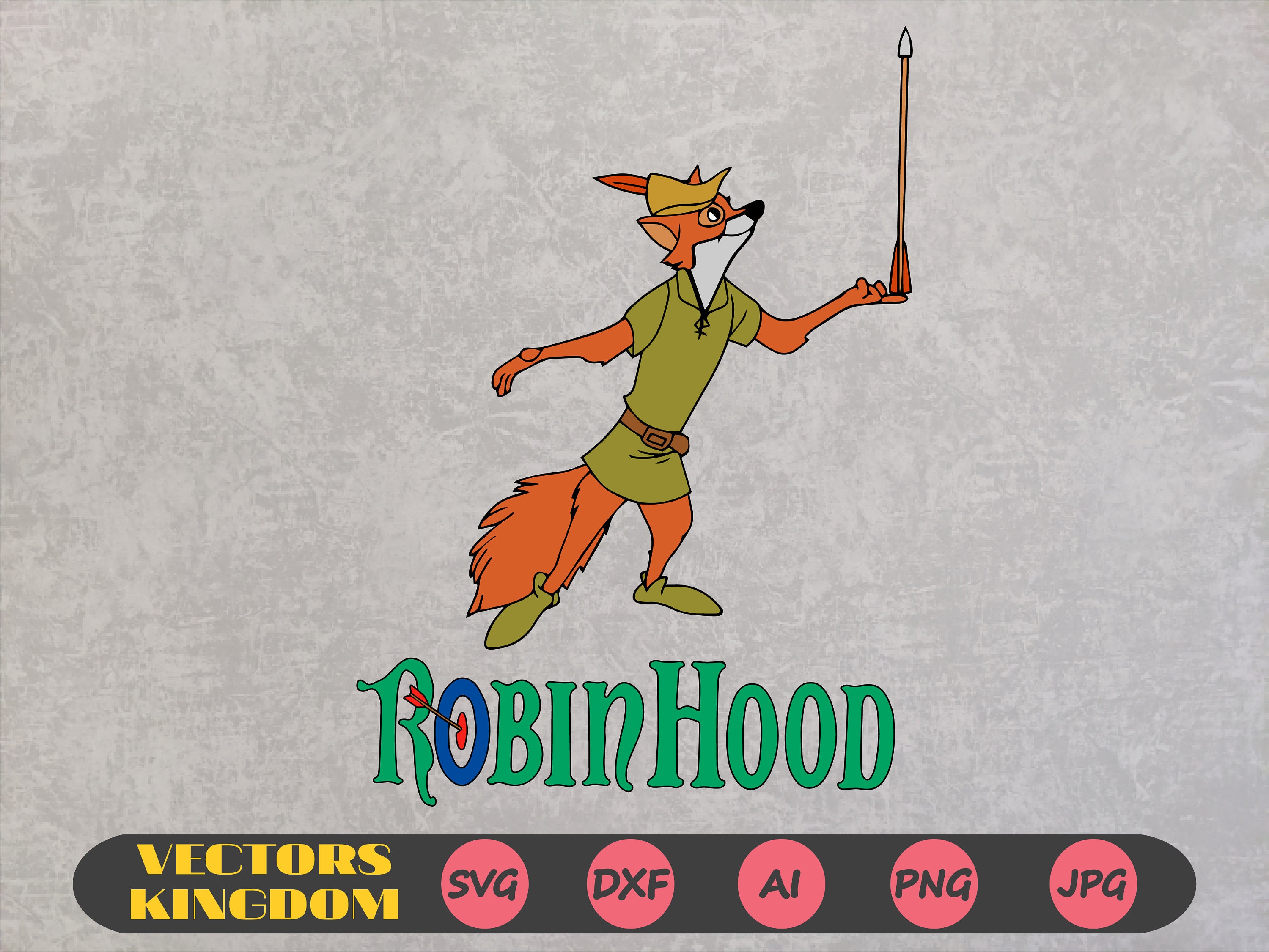 Robin Hood Svg Robin Hood Cut File Fox Svg Svg File for - Etsy