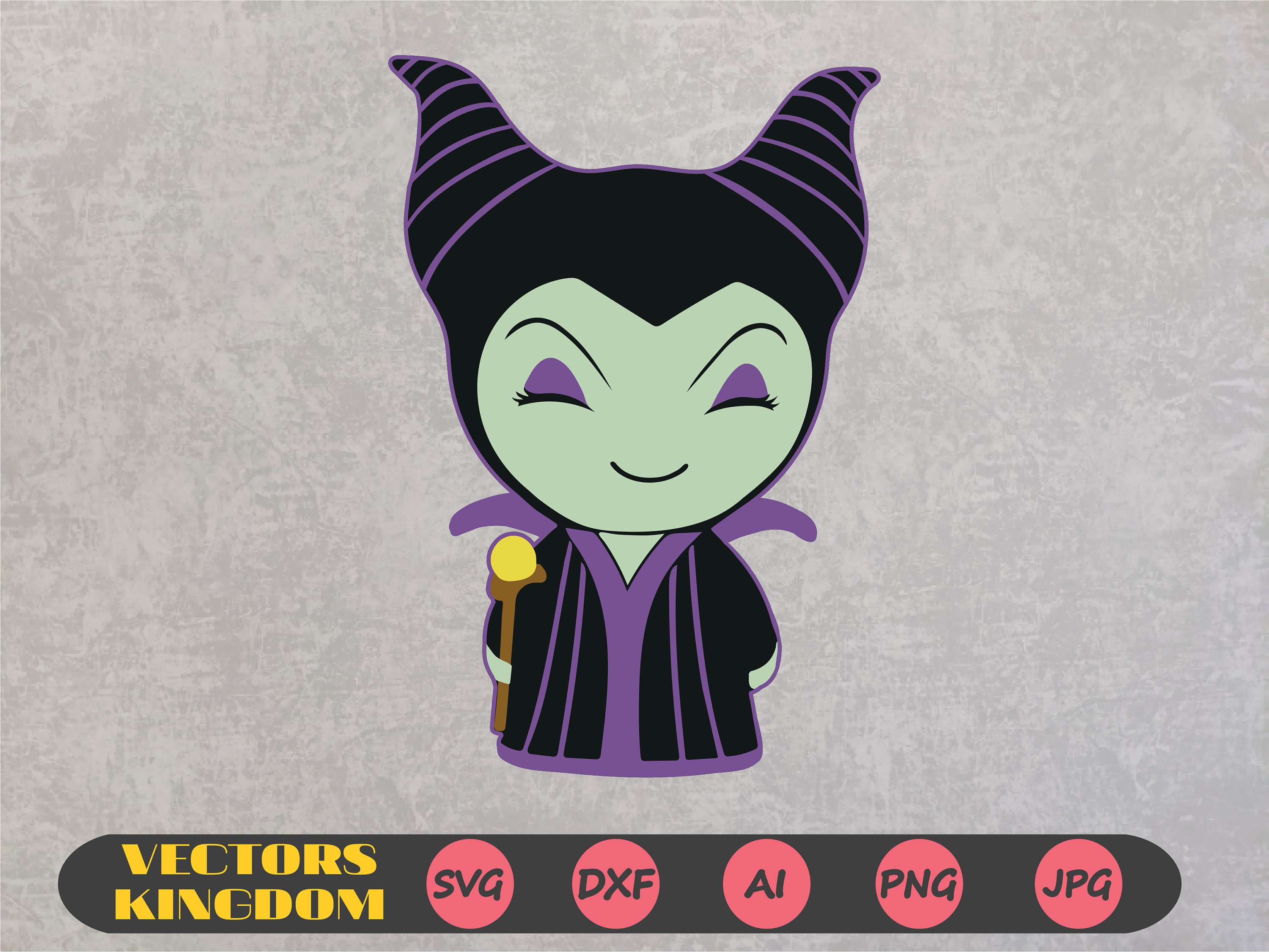 Maleficent Svg Baby Maleficent Svg Fairytale Villain Svg - Etsy