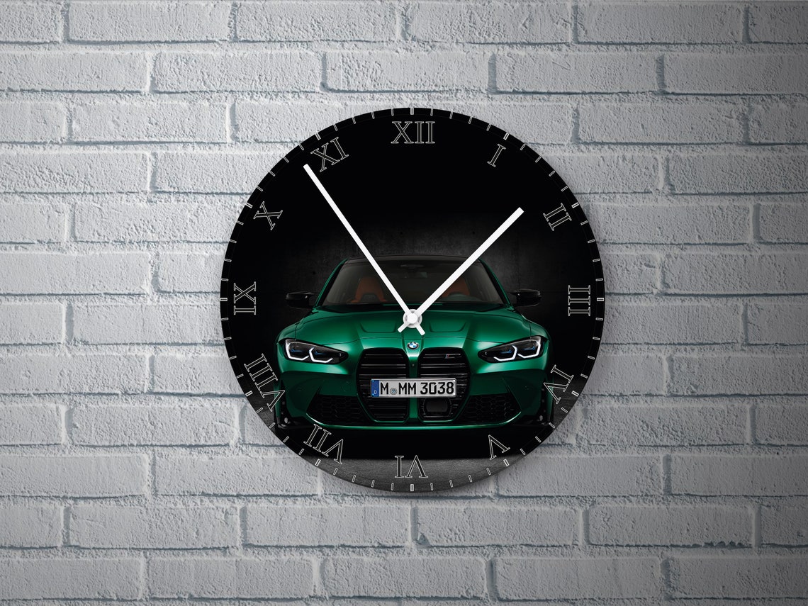 11.8'' Wall Clock BMW M3 Vinyl Clock Decal Cars | Etsy