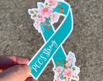 PCOS Sticker Funny My PCOS is a POS Pcos Awareness Pcos - Etsy