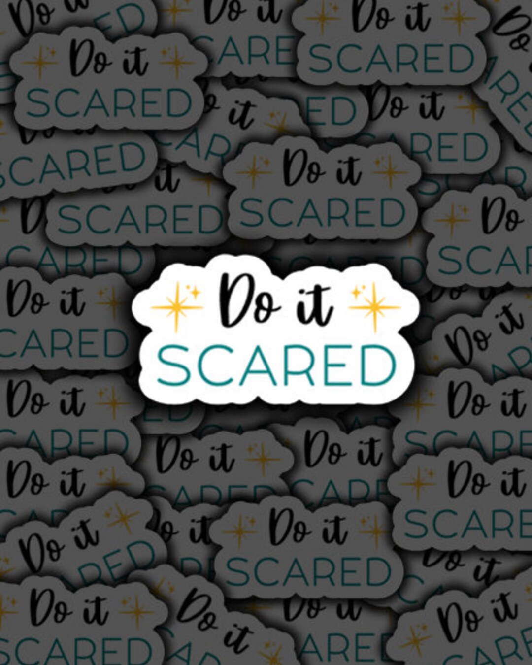 Do It Scared, Mental Health, OCD Sticker, OCD Support, Vinyl Sticker - Etsy