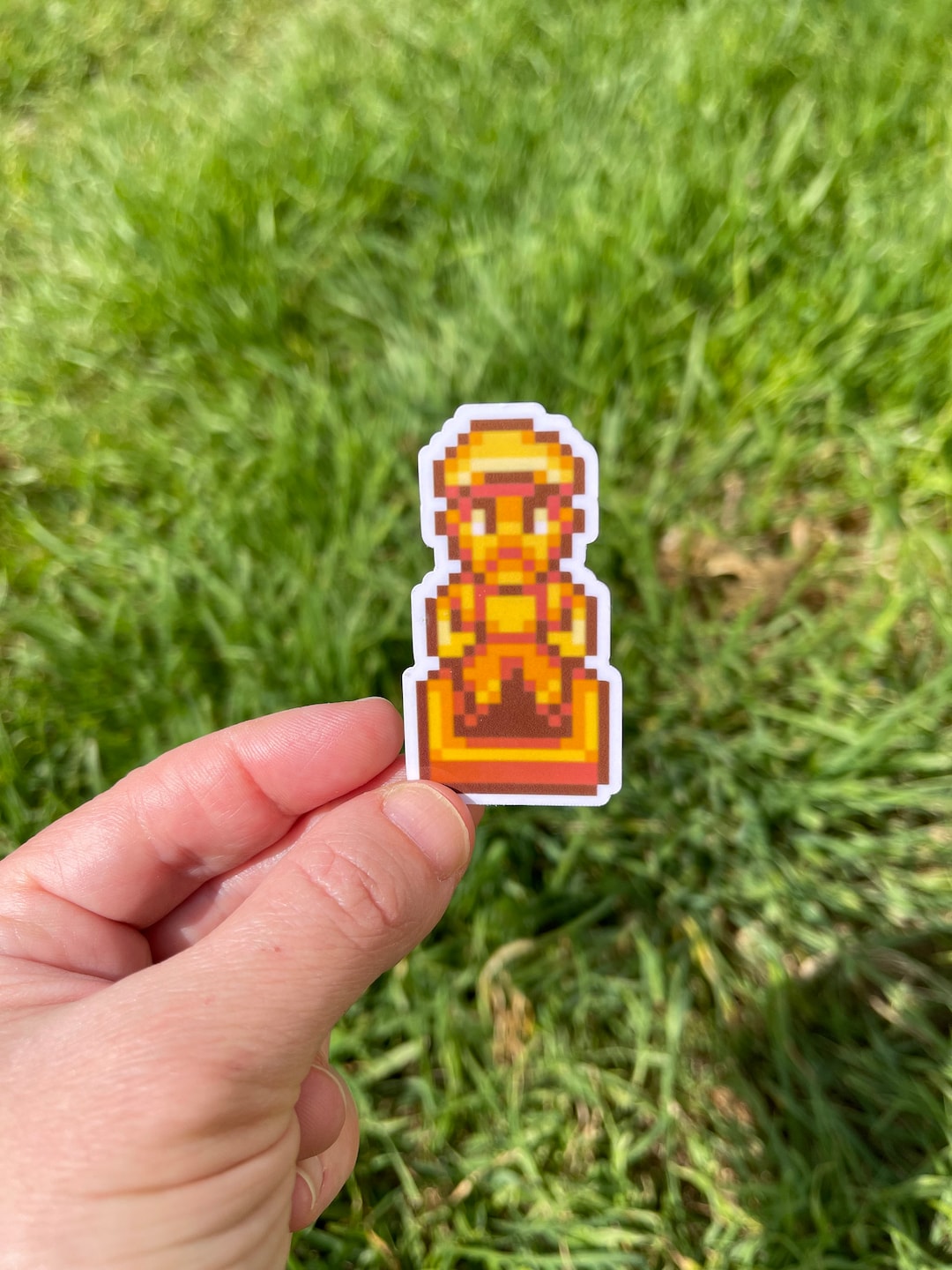 Golden Lewis Statue Sticker, Mayor Lewis, Stardew Valley Sticker, Vinyl ...