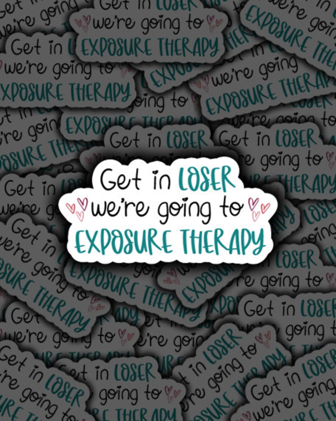 OCD Sticker, Obsessive Compulsive Disorder, ERP Therapy, Vinyl Sticker ...