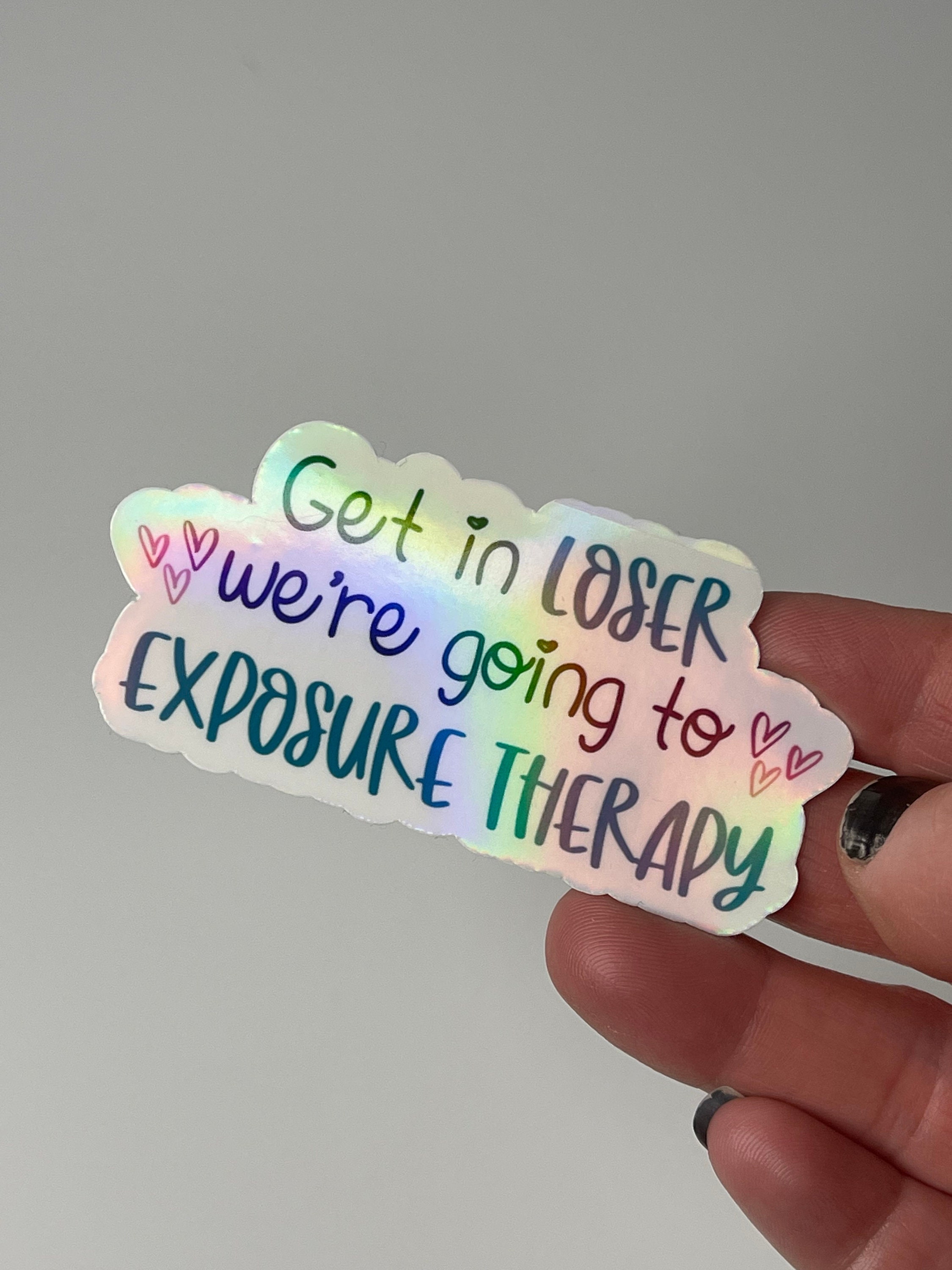 OCD Sticker, Obsessive Compulsive Disorder, ERP Therapy, Vinyl Sticker ...