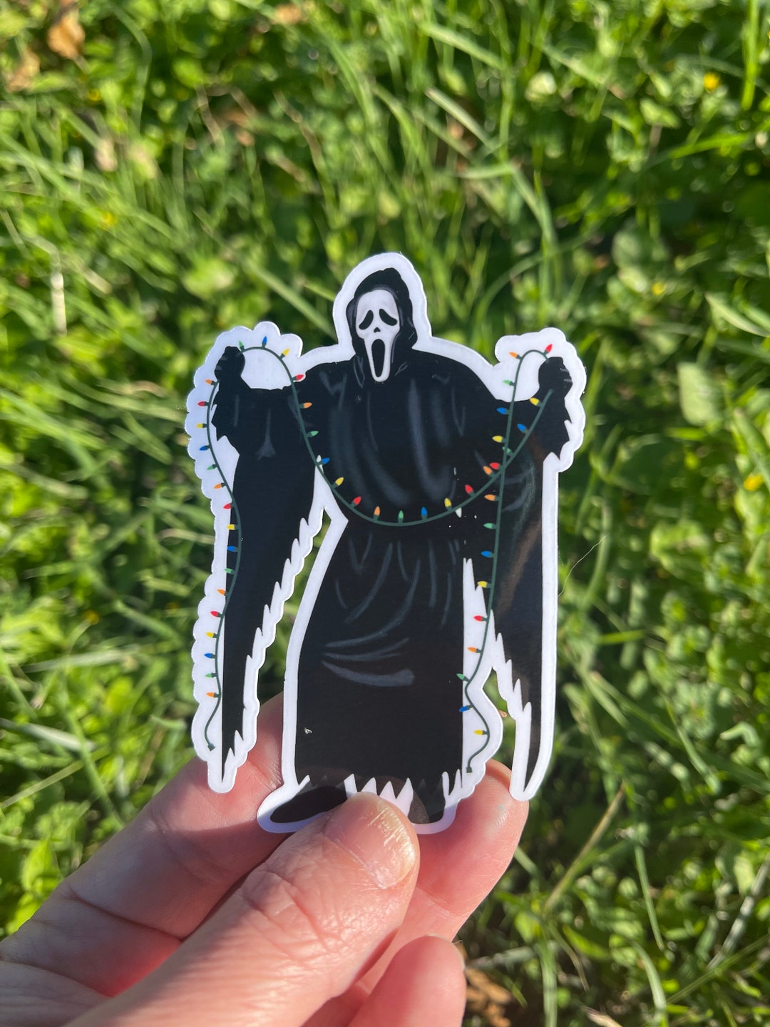 Ghostface Christmas, Scream, Horror Movie Sticker, Holiday Horror ...