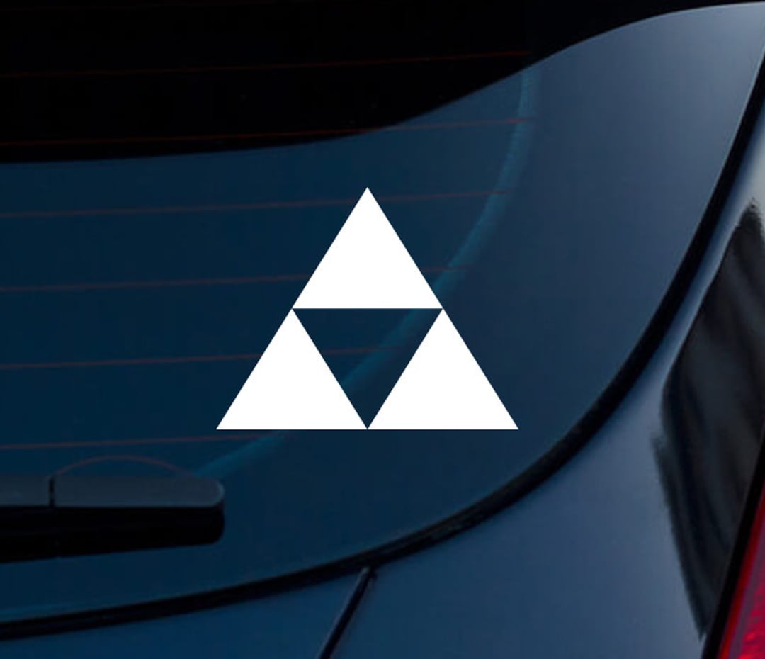 The Legend of Zelda Triforce Vehicle Decal 11 Cm X 9cm / Car Sticker ...