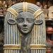Hathor Mask, Egyptian Goddess Sculpture, Fiberglass Wall Hanging - Etsy