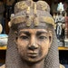 Great Head of Queen Ti Egyptian Sculptures of Colored Limestone ...