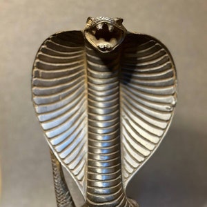 Stunning Black Cobra Statue, One of the Most Important Protective Gods ...