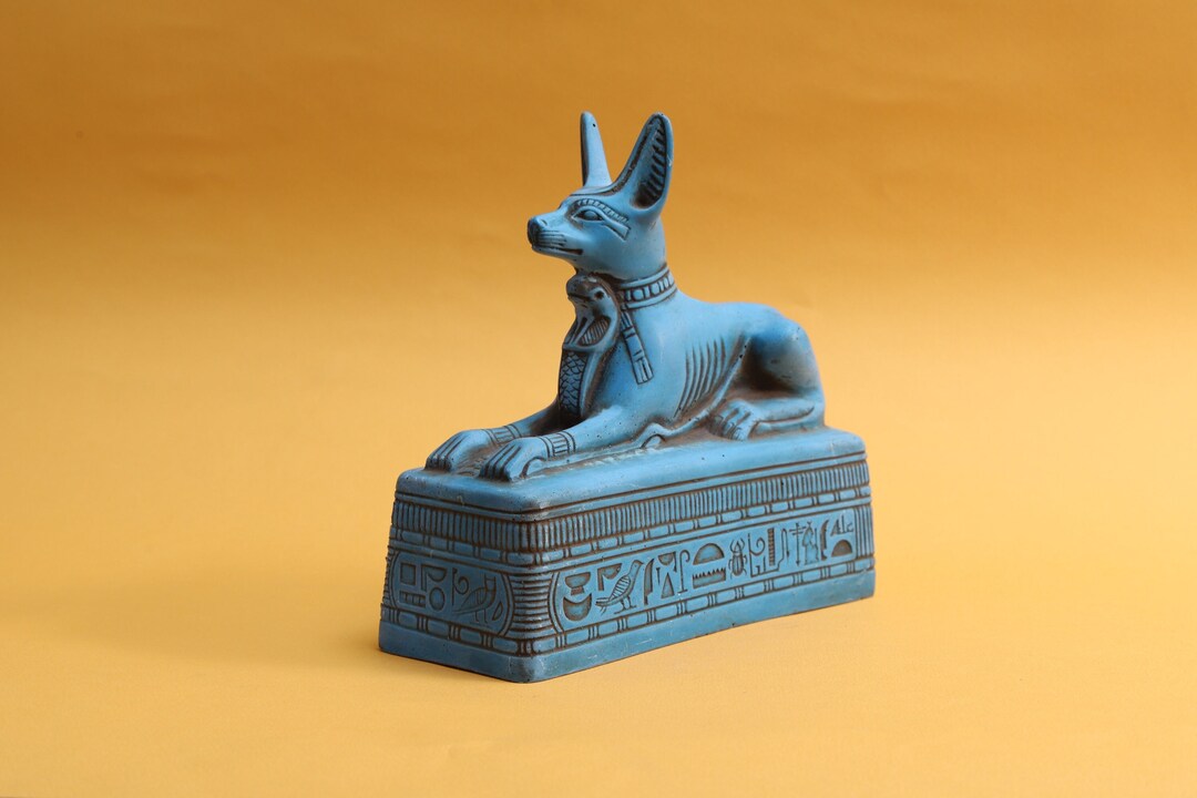Unique Anubis Statue /handcraft/egyptian Pharaonic Statues/sculptures ...