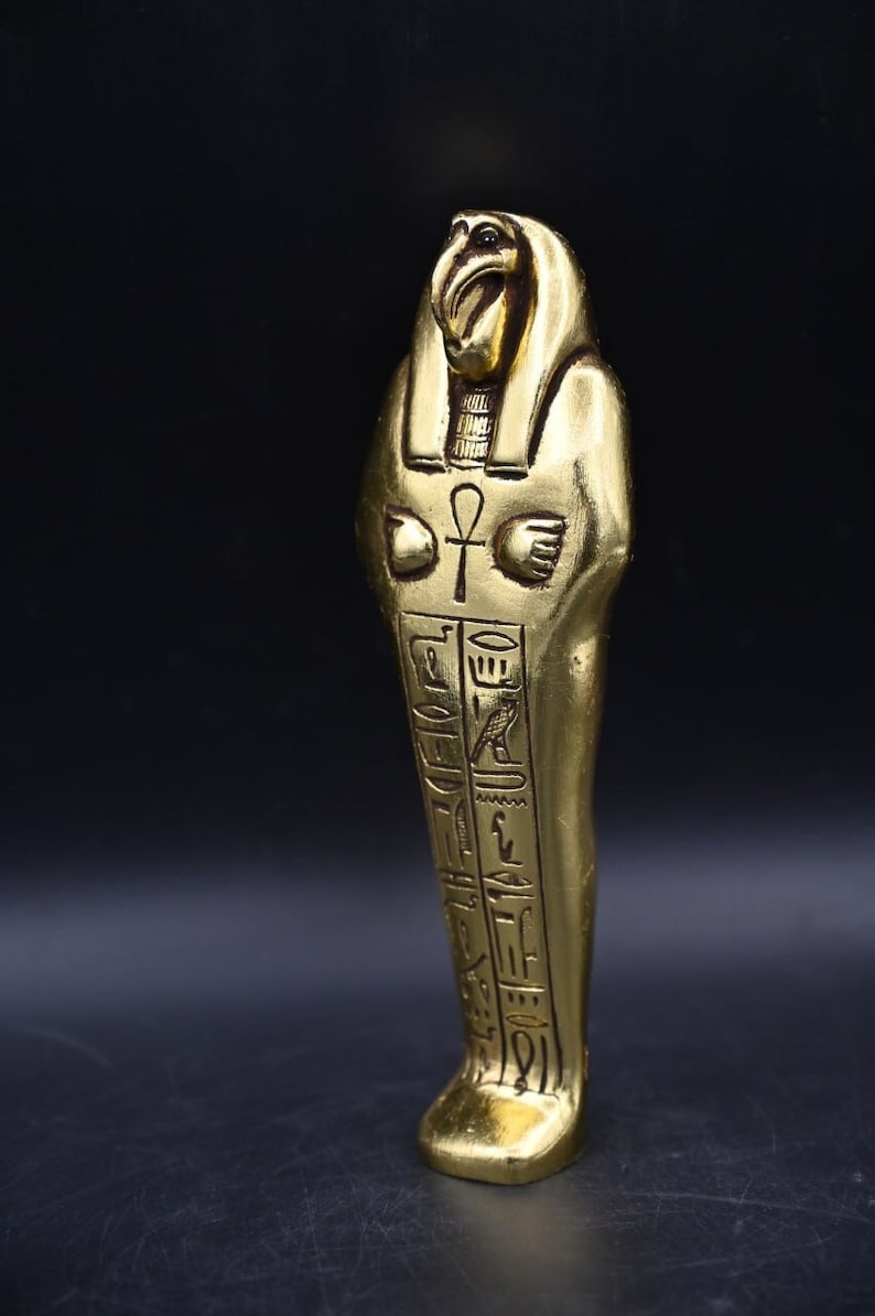 Stone Thoth Statue – Egyptian God of Wisdom Decor - Etsy