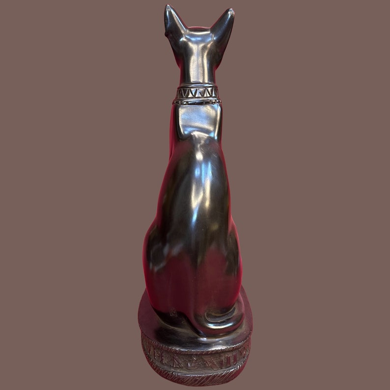 Pretty Statue of Bastet Egyptian Goddess of Protection Home Handcraft ...