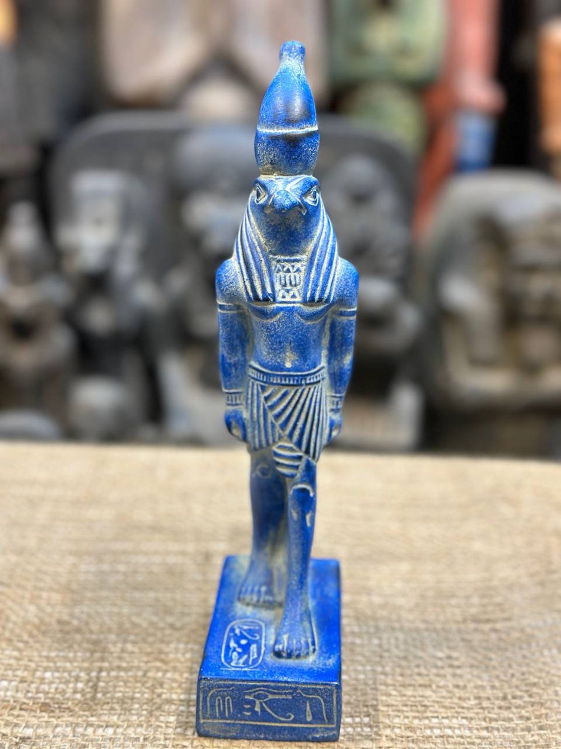 Rare Statue of the God Horus, Egyptian Pharaonic Statues, God of Peace ...