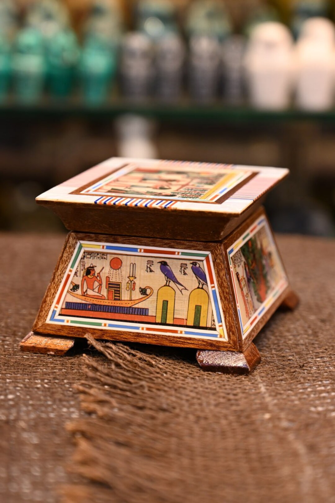 An Egyptian Box Inscribed With Pharaonic Inscriptions-antiques-replica ...