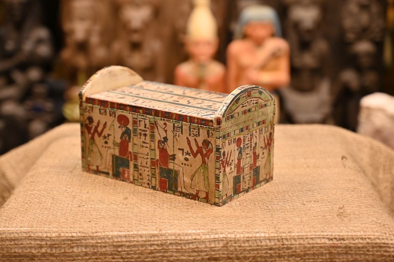 Antique Wooden Boxes-pharaonic Boxes-egyptian Art-handicraft-egyptian ...