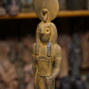 Egyptian God RA Statue-god of Sun- Made From Solid Stone, - Etsy