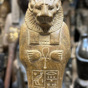 Sandstone Sekhmet Statue, Ancient Egyptian Lion Goddess - Etsy