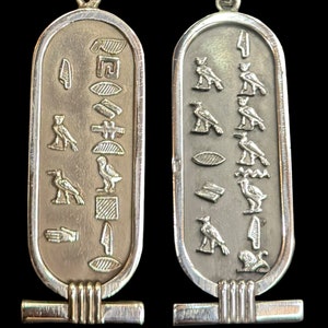 Egyptian Keychain-silver Made 925karat-with the Name in the Old ...