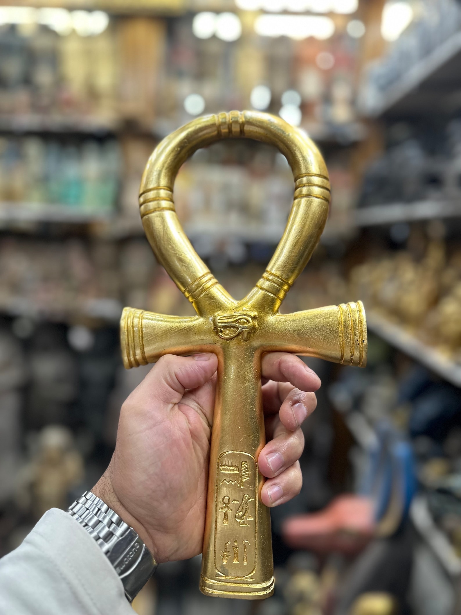 Golden Ankh Key of Life, Egyptian Mythology Replica - Etsy
