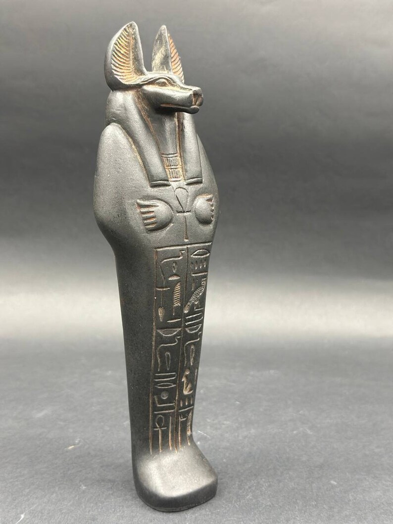 Egyptian God Anubis Replica, Museum Art Piece - Etsy