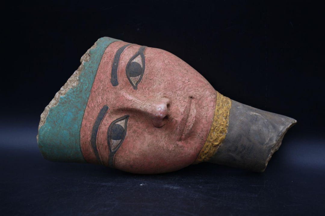 Queen Hatshepsut Mask, Replica Artifact for Queen Hatshepsut Egyptian ...