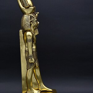 King Ramses II Statue – 33 Cm Handmade Stone Replica Covered in Gold ...