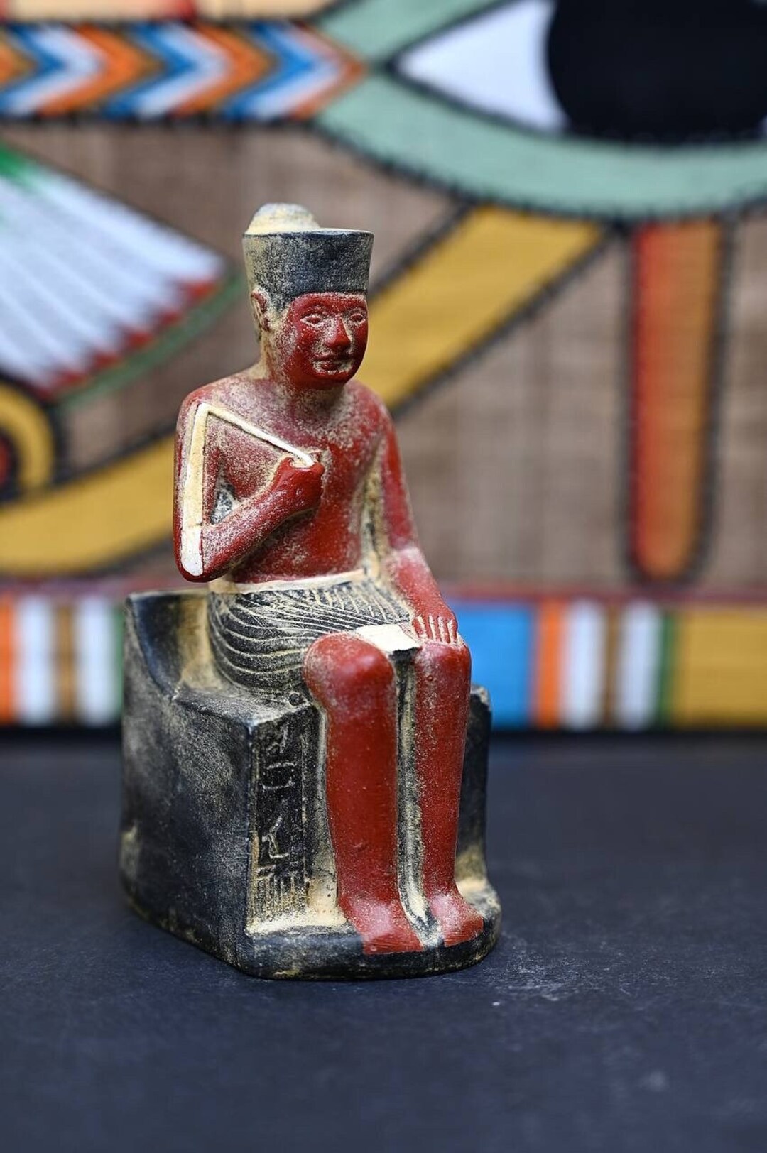 King Khufu Statue: Egyptian Pharaoh Sculpture, Ancient Deities - Etsy