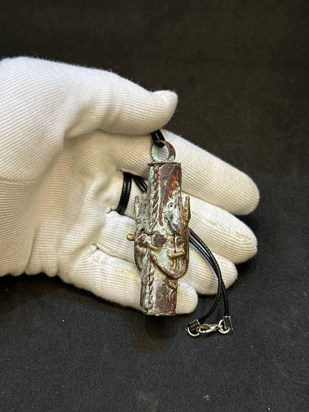 Egyptian God Sobek Coffin Amulet Necklace, Egyptian Treasures - Etsy