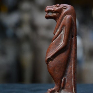 Antique Taweret Statue-egyptian Goddess in the Form of a Hippopotamus ...