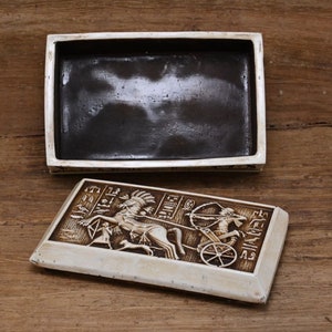 An Egyptian Box Inscribed With Pharaonic Inscriptions, Made in Egypt - Etsy