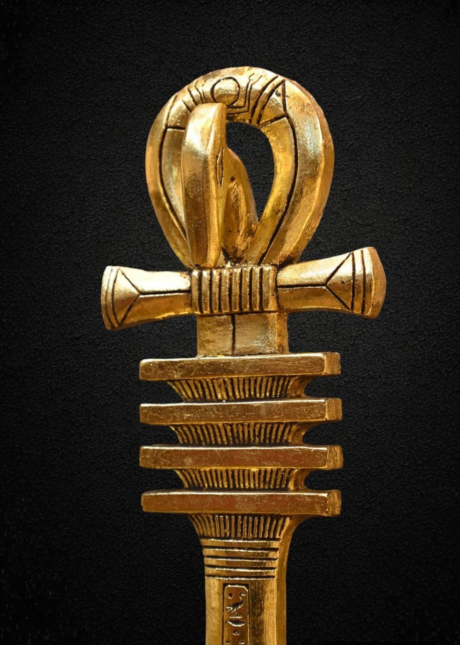 Egyptian Djed Scepter: Key of Life, Symbol of Strength - Etsy
