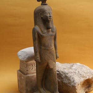 Geb Egyptian God Statue – Ennead of Heliopolis Sculpture (35cm) - Etsy