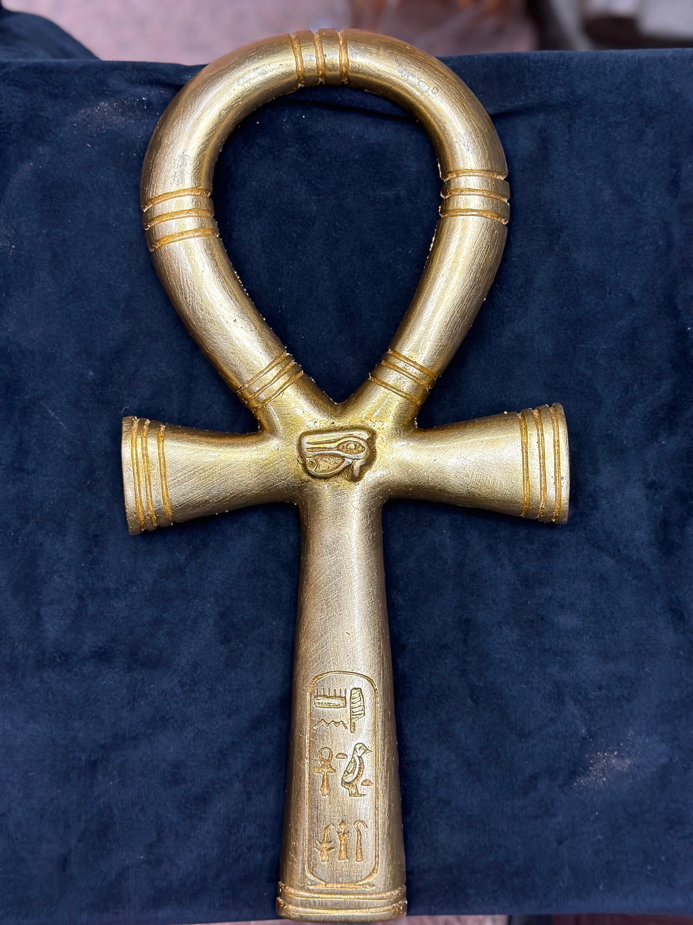 Golden Ankh Key of Life, Egyptian Mythology Replica - Etsy