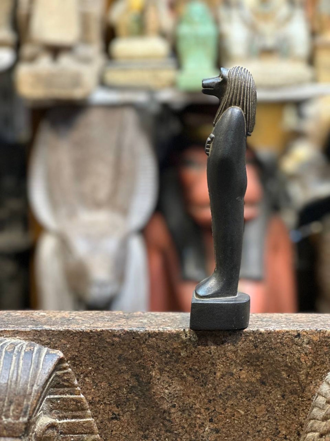 Masterpiece Statue of Thoth-god Baboon-symbol of Wisdom Writing-the ...