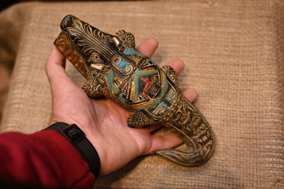 Statue for Sobek, Sobek Egyptian God | Egyptian Crocodile God, Ancient ...