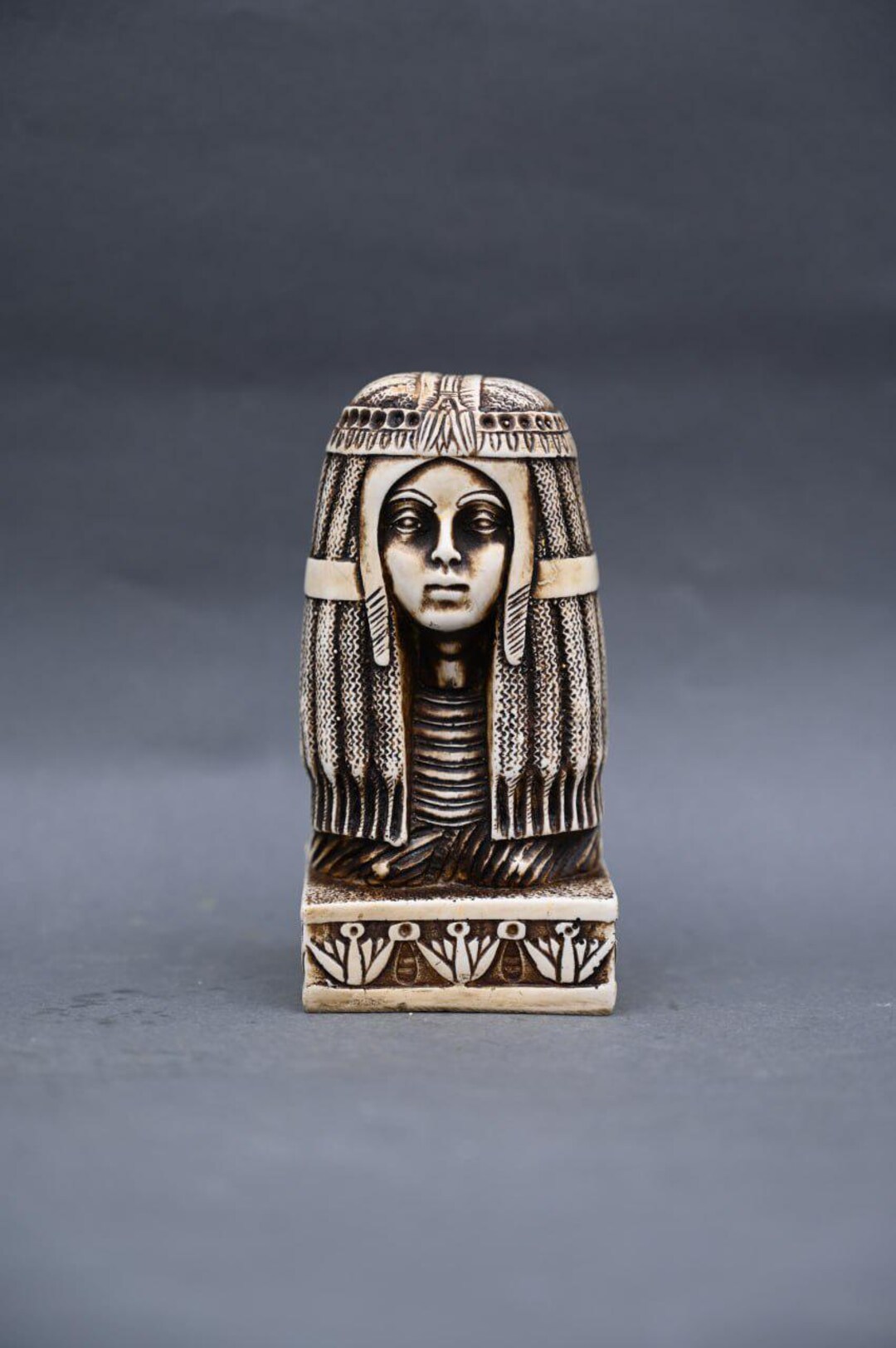 Isis Head Statue, Goddess of Love,protection and Music Egyptian Antique ...