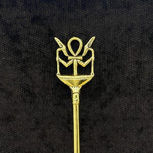 Egyptian Scepter Royal Was Scepter Double Wase Scepters With Ankh ...