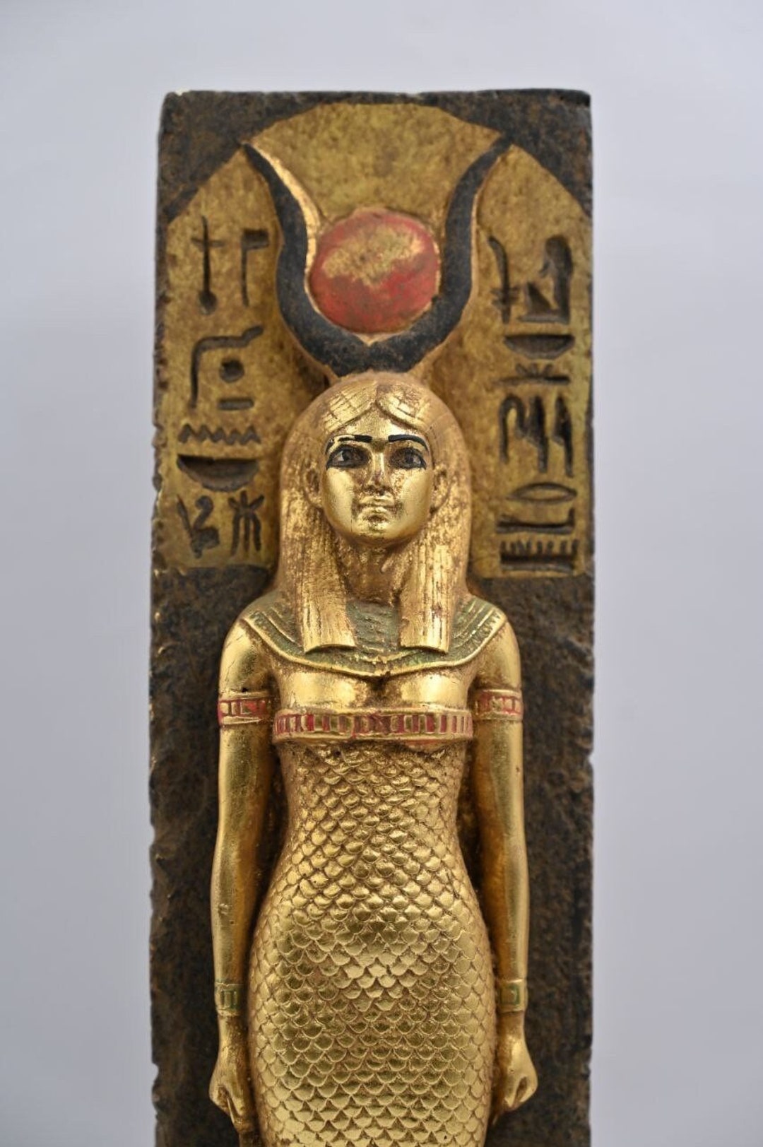 Egyptian Goddess Hathor Happy and Faithful Face, Egyptian Hathor ...