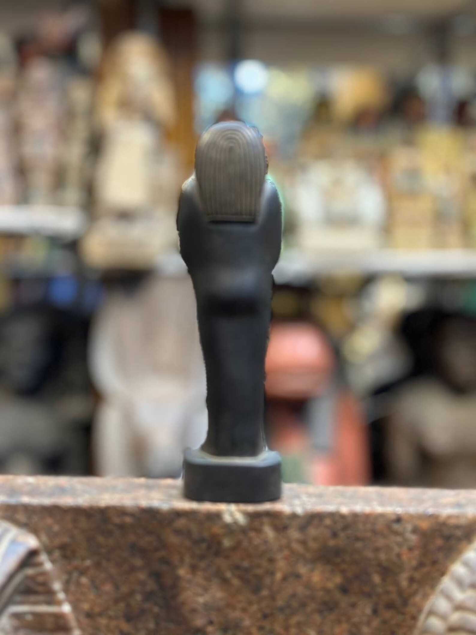 Solid Basalt Stone Sekhmet Sculpture, Ancient Egyptian Lion Goddess - Etsy