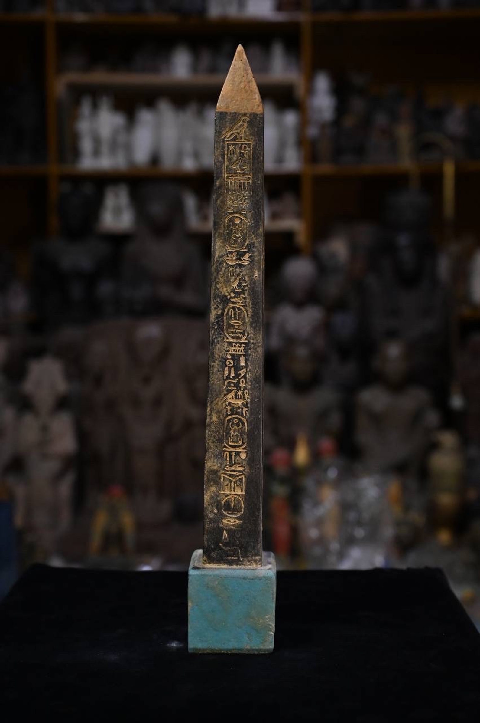 Unique Obelisk Granite Stone-symbol of the Sun God Ra, Usd-handcrafted ...
