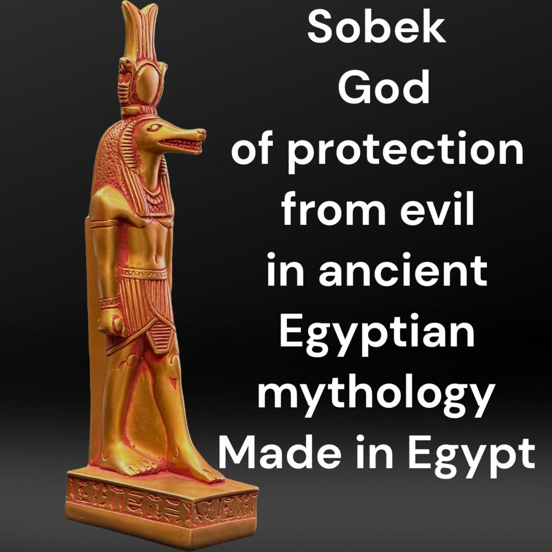 Sobek-marvelous Statue of the Crocodile God of Nile Fertility ...