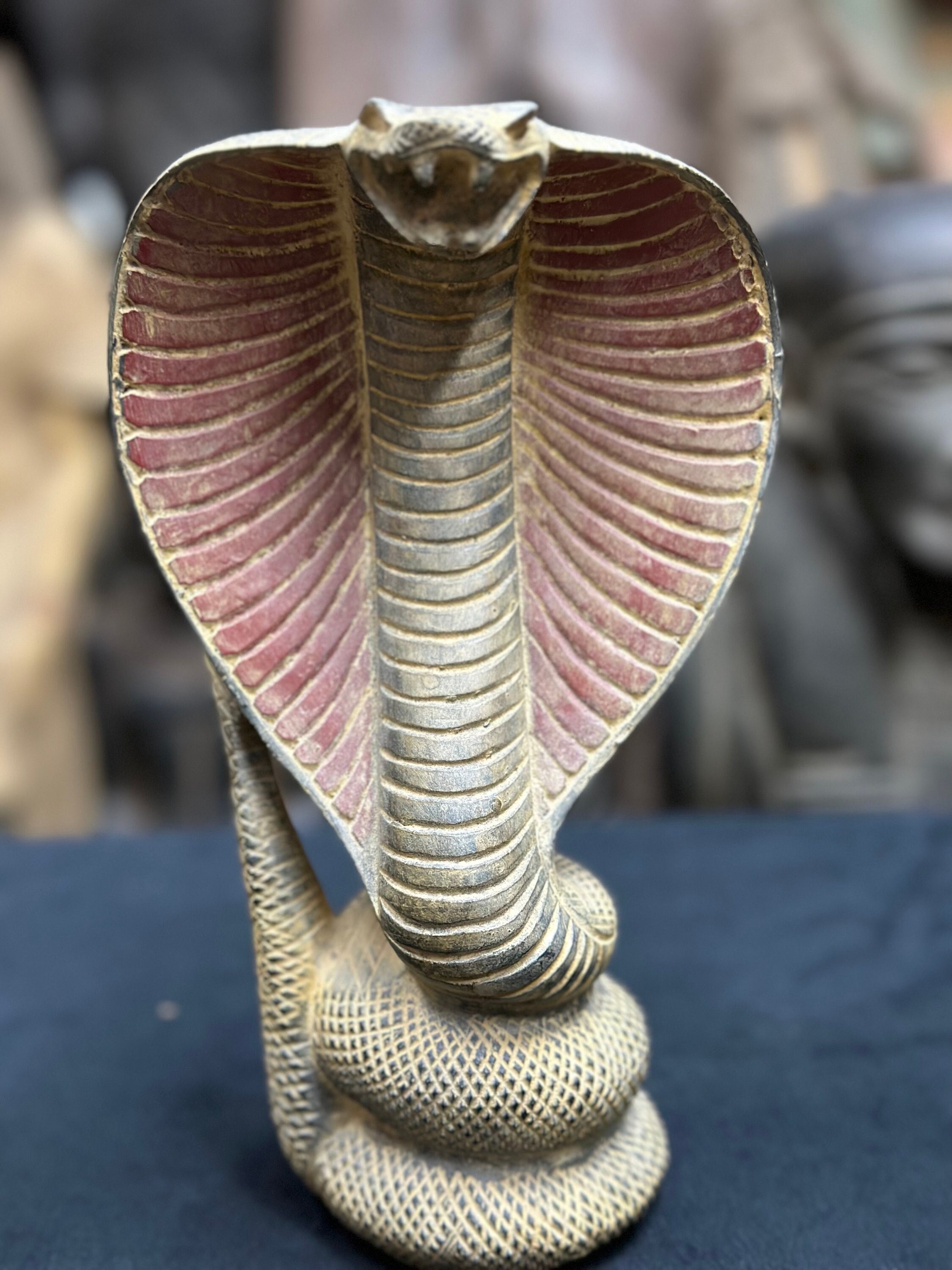 Gorgeous Uraeus Cobra Statue One of the Most Important - Etsy