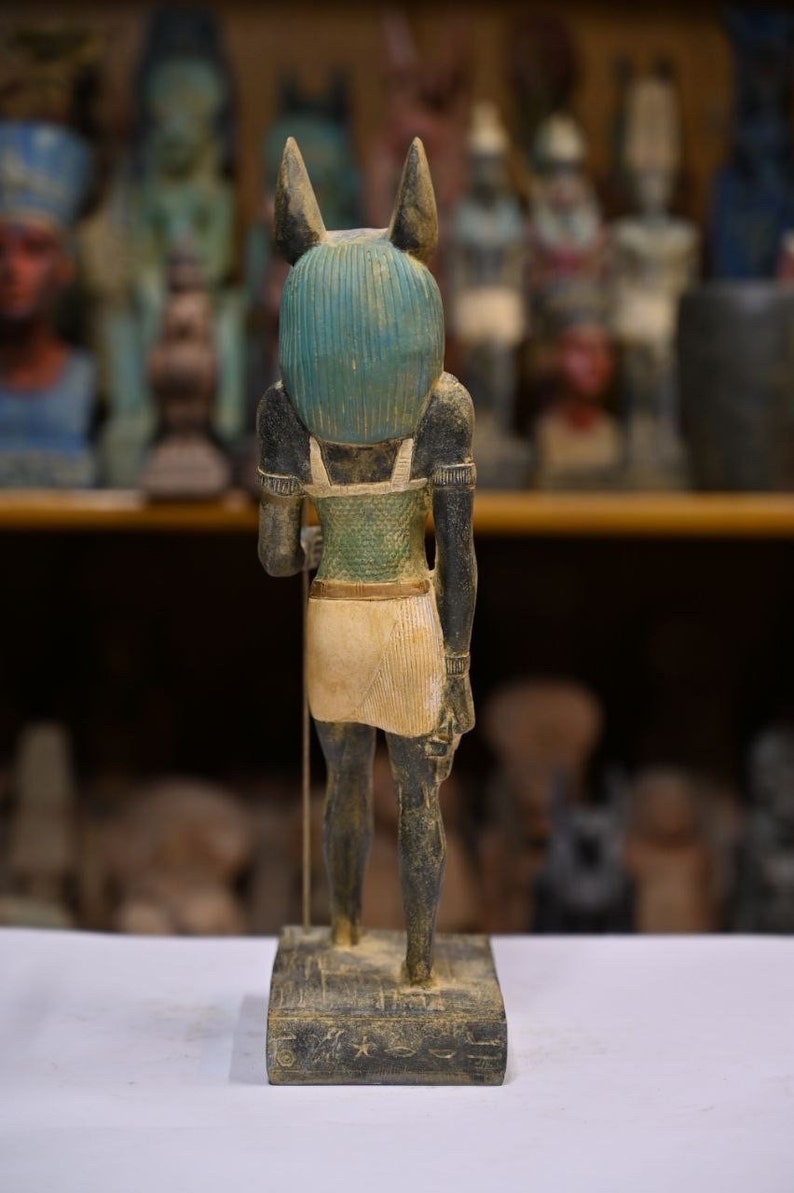 Unique Anubis Statue God of Death Egyptian - Etsy