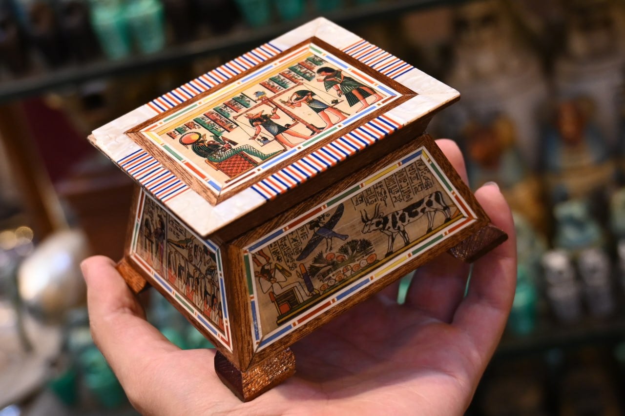 An Egyptian Box Inscribed With Pharaonic Inscriptions-antiques-replica ...