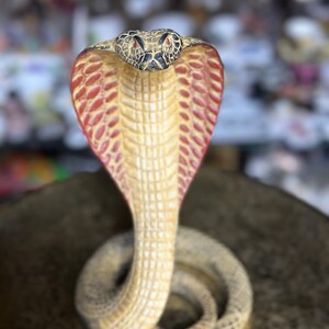 Handmade Egyptian Uraeus Cobra Statue, Wadjet Serpent Goddess - Etsy