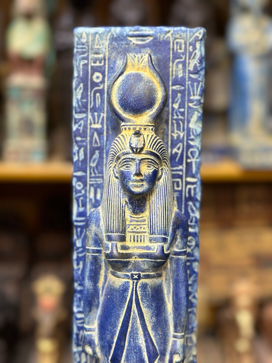 Egyptian Hathor Statue-goddess of Heaven, Love, Beauty, Happiness and ...