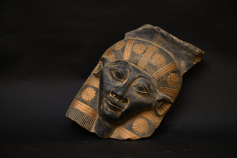 Marvelous Hathor Mask-egyptian Goddess of - Etsy