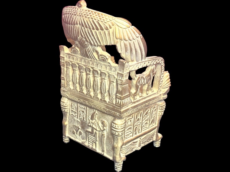 Golden Throne of Tutankhamun_ Beautiful Piece of the Treasure - Etsy